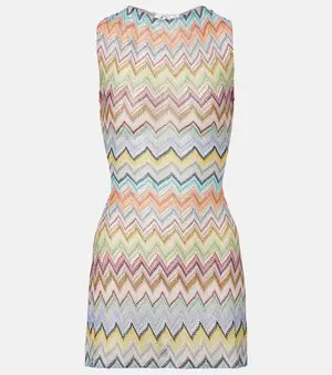 Missoni Zigzag Lamé Mini Dress - Multicoloured