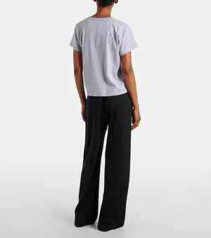 LESET Margo Cotton Jersey T-shirt - Grey