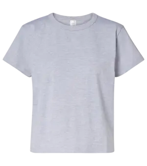 LESET Margo Cotton Jersey T-Shirt Grey