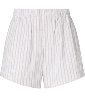 LESET Yoshi Striped Cotton-blend Twill Boxers - Multicoloured