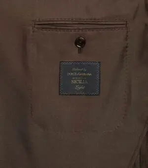 Dolce & Gabbana Double-breasted Silk Twill Blazer