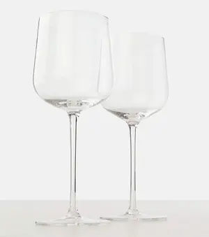SERAX Midnight Flowers Mirtillo Tea Set Of 4 Wine Glasses Marni