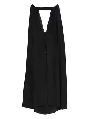 AMIR SLAMA Cape Maxi Dress