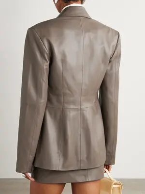 Tove Magda Paneled Leather Jacket