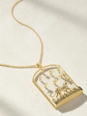 Yvonne Léon La Savane Diamond Necklace - Gold