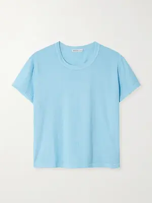 JAMES PERSE Cropped Cotton-jersey T-shirt