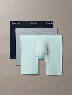 Calvin Klein Icon Cotton Stretch 3-pack Boxer Brief - Shoreline Multi