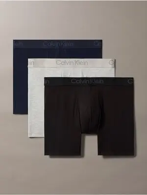 Calvin Klein Ultra Soft Modal 3-pack Boxer Brief - Grey Heather / Black / Shoreline
