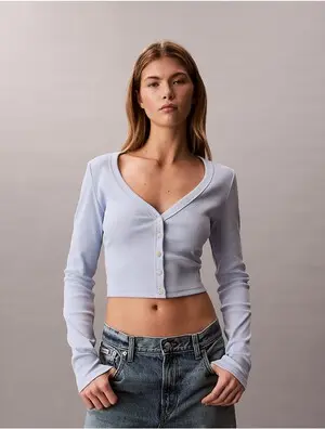 Calvin Klein Cropped Cardigans For Women