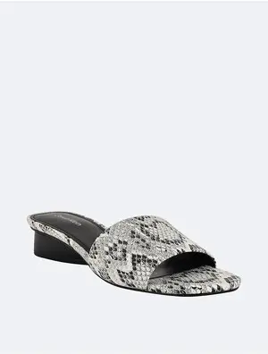Calvin Klein Kimmie Sandal - White / Black
