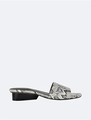 Calvin Klein Kimmie Sandal - White / Black