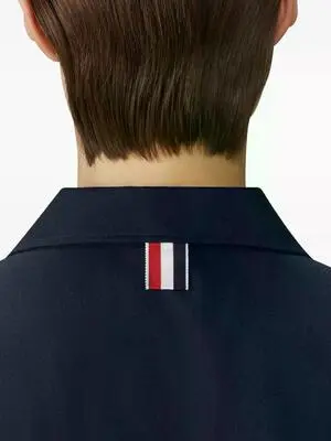 Thom Browne Sleeveless Pleated Dress - Blue