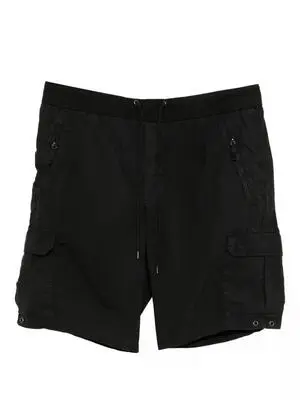 JAMES PERSE Poplin Cargo Shorts - Black
