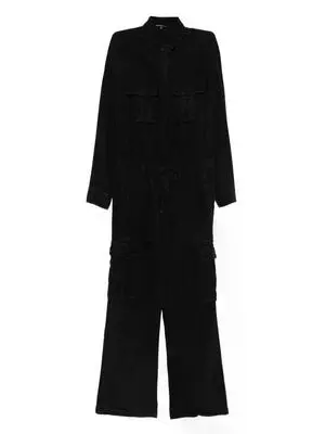 JAMES PERSE Cargo Jumpsuit - Black