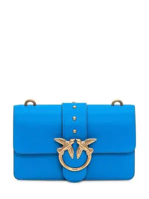 Pinko Love One Mini Leather Bag - Blue