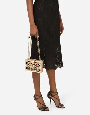 Dolce & Gabbana Dolce Box With Bejeweled Embellishment - Multicolor