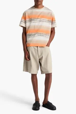 Missoni Striped Cottonjersey Tshirt - Neutral