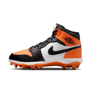 JORDAN 1 Mid Td Football Cleat - Orange