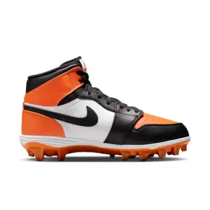 JORDAN 1 Mid Td Football Cleat - Orange