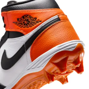 JORDAN 1 Mid Td Football Cleat - Orange