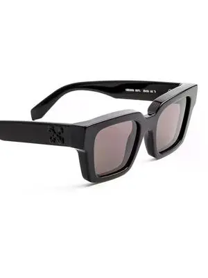 Off-White Square Frame Sunglasses - Black