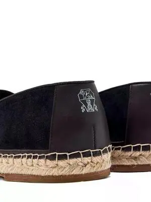 Brunello Cucinelli Suede Espadrille Loafers