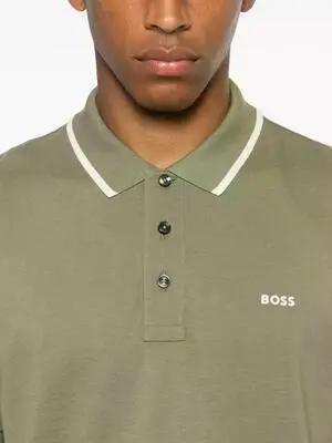 BOSS Cotton Polo Shirt - Green
