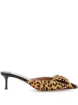 Aquazzura Printed Mules Clogs For Women
