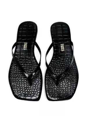 Tkees Lily Square-toe Sandals - Black