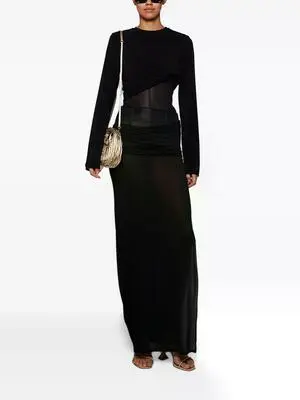 Christopher Esber Corset Draped Maxi Skirt