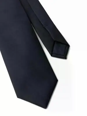 Prada Triangle Logo Neck Tie - Blue