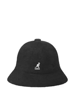 KANGOL Logo Bucket Hat - Black