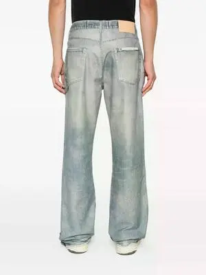 PURPLE BRAND Button-fastening Distressed Jeans