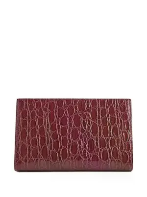 GIUSEPPE ZANOTTI Clasp Clutch - Red