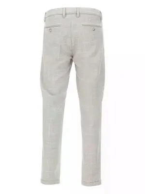 RE-HASH Check-pattern Pleat-detailed Trousers