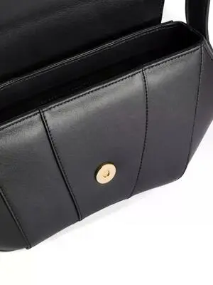 GIUSEPPE ZANOTTI Curved-shape Shoulder Bag - Black