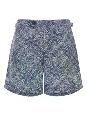 Brunello Cucinelli Paisley-print Swim Shorts - Blue