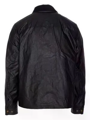 Belstaff Ground Wax-effect Snap-button Jacket