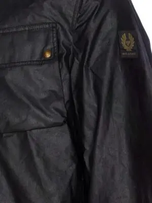 Belstaff Ground Wax-effect Snap-button Jacket