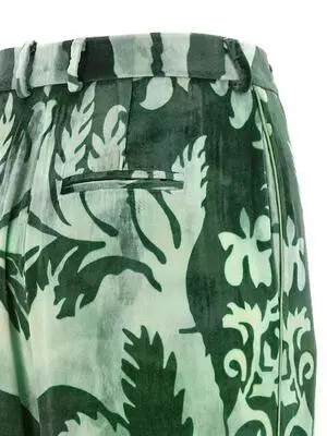 F.R.S FOR RESTLESS SLEEPERS Tropical-print Trousers