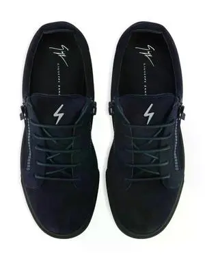 GIUSEPPE ZANOTTI Frankie Zip-lace Sneakers - Blue