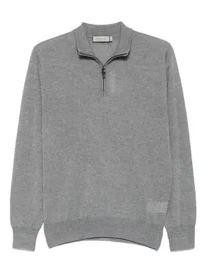 Canali Half-zip Wool Sweater