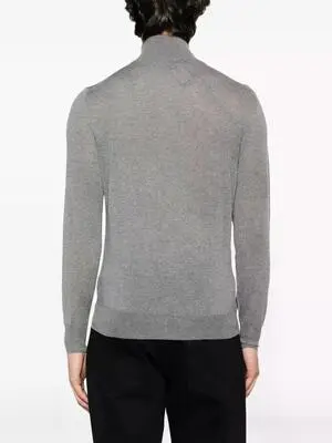 Canali Half-zip Wool Sweater