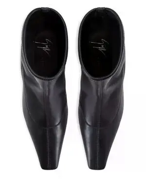 GIUSEPPE ZANOTTI Janiee Stretch 90 Square-toe Sock Boots
