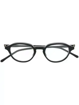 Gucci Logo-print Round-frame Glasses