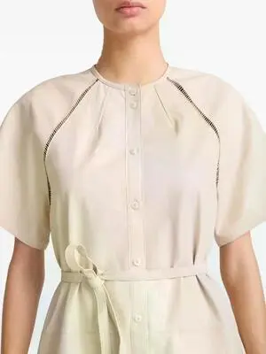 YVES SALOMON Leather Dress