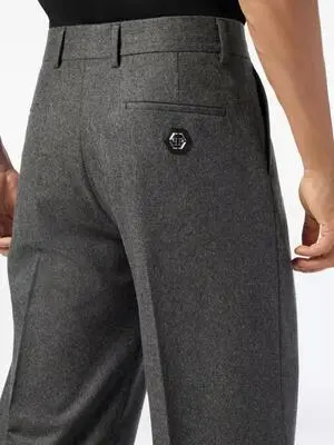 Philipp Plein Hexagon Logo Trousers