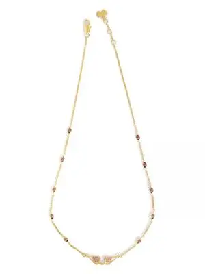 Zadig&Voltaire Crystal-embellished Wings Pendant Necklace - Gold
