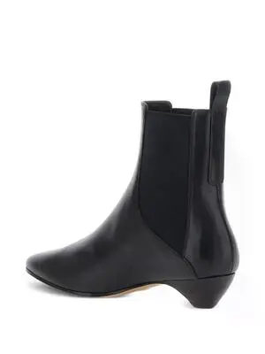 Le Monde Beryl Allegra Elasticated-panel Pointed-toe Boots - Black