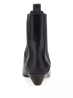 Le Monde Beryl Allegra Elasticated-panel Pointed-toe Boots - Black